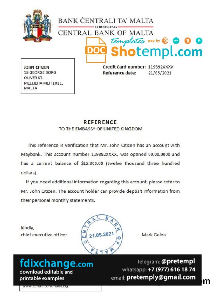 download-malta-central-bank-of-malta-bank-account-balance-reference